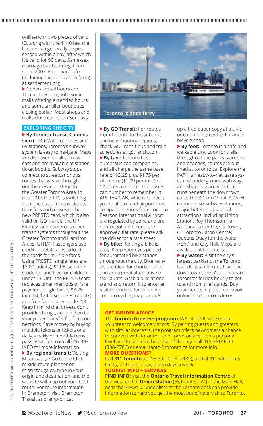 2017 Toronto Visitor Guide by Destination Toronto - Issuu