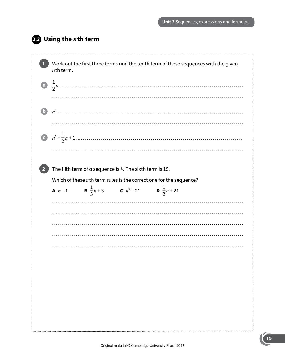 Preview Cambridge Checkpoint Mathematics Challenge Book 8 by Cambridge ...