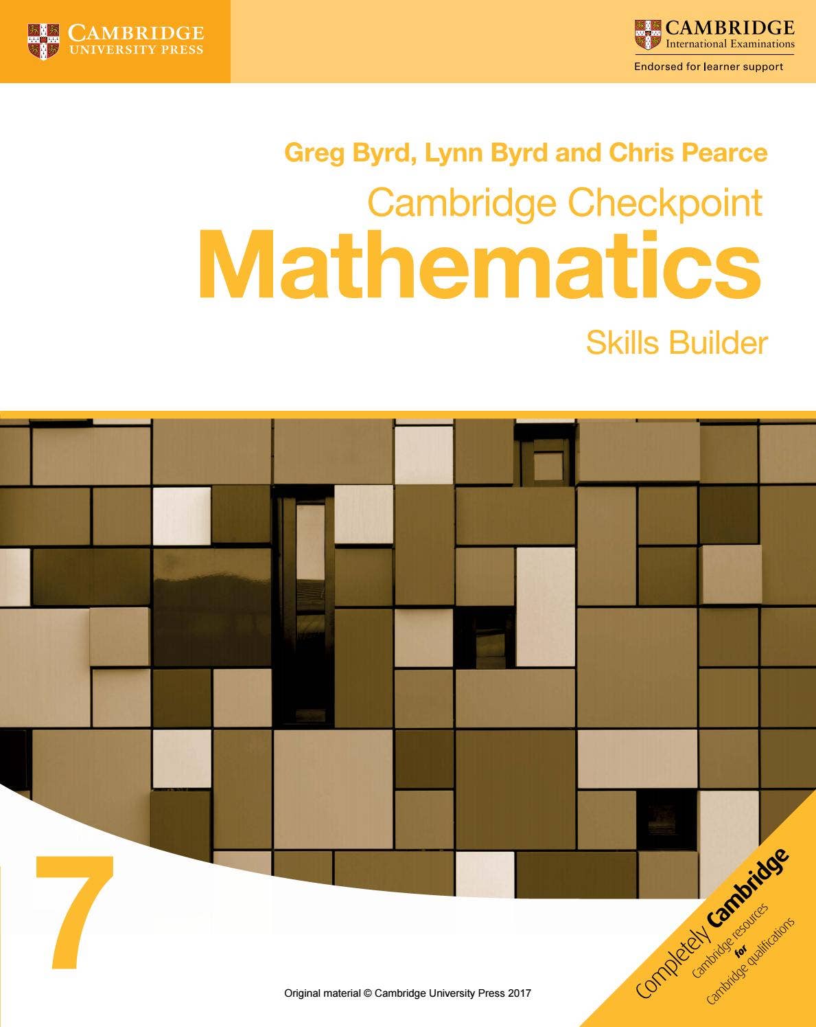 Preview Cambridge Checkpoint Mathematics Skills Builder 7 by Cambridge ...