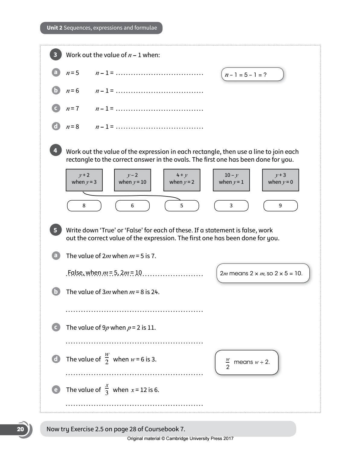Preview Cambridge Checkpoint Mathematics Skills Builder 7 by Cambridge ...
