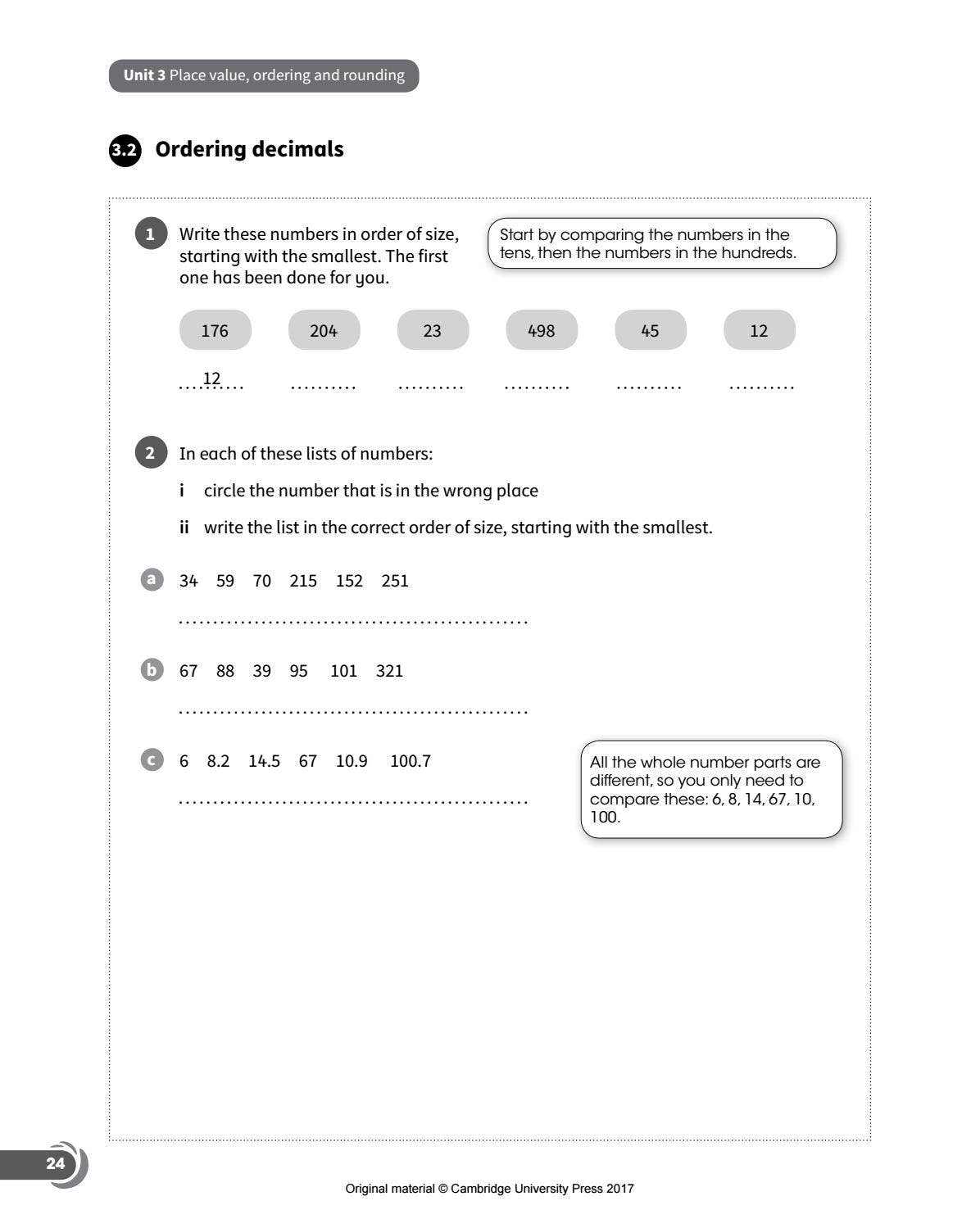 Preview Cambridge Checkpoint Mathematics Skills Builder 7 by Cambridge ...