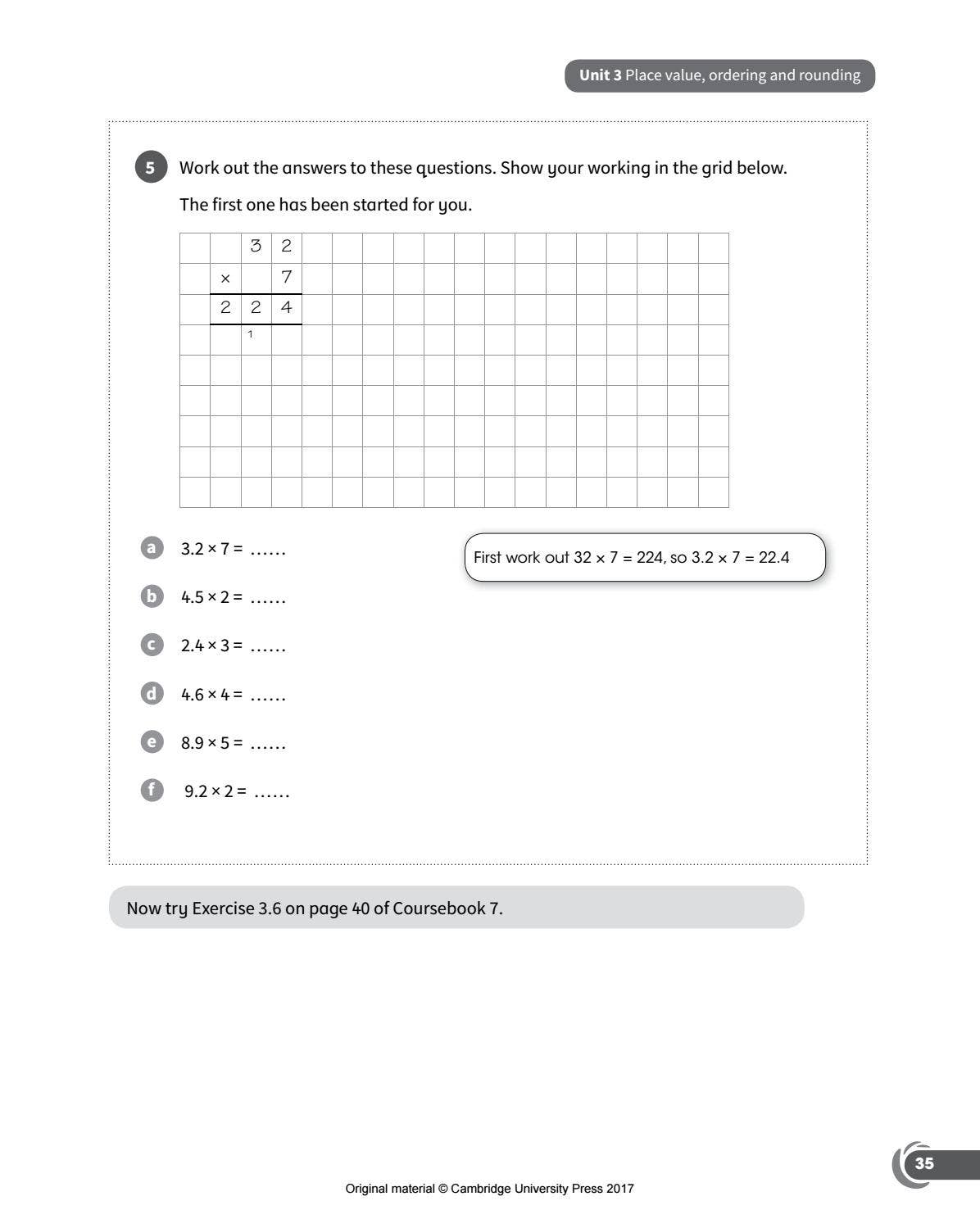 Preview Cambridge Checkpoint Mathematics Skills Builder 7 by Cambridge ...