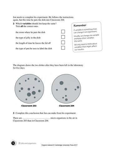 Preview Cambridge Checkpoint Science Skills Builder 7 by Cambridge ...