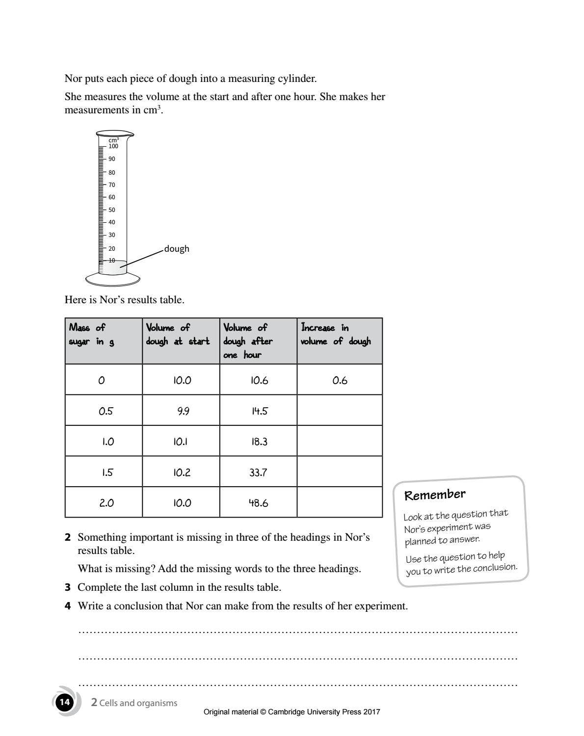 Preview Cambridge Checkpoint Science Skills Builder 7 by Cambridge ...