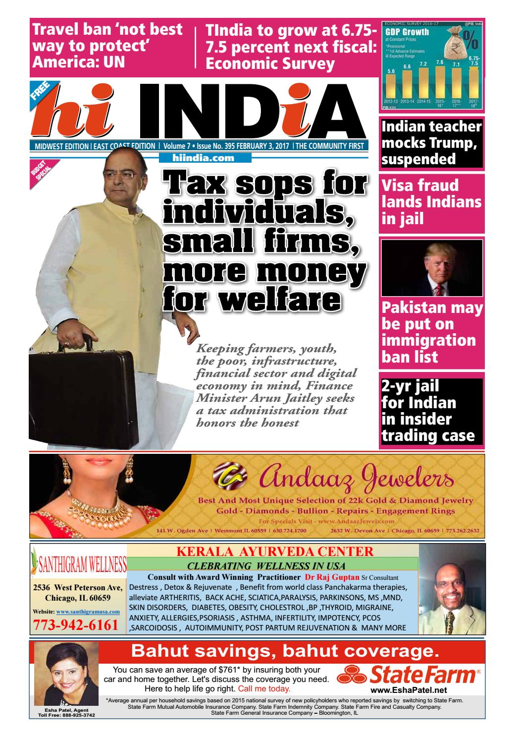 hi INDiA | FEBRUARY 3, 2017 | MIDWEST EDITION by hi INDiA Weekly - Issuu