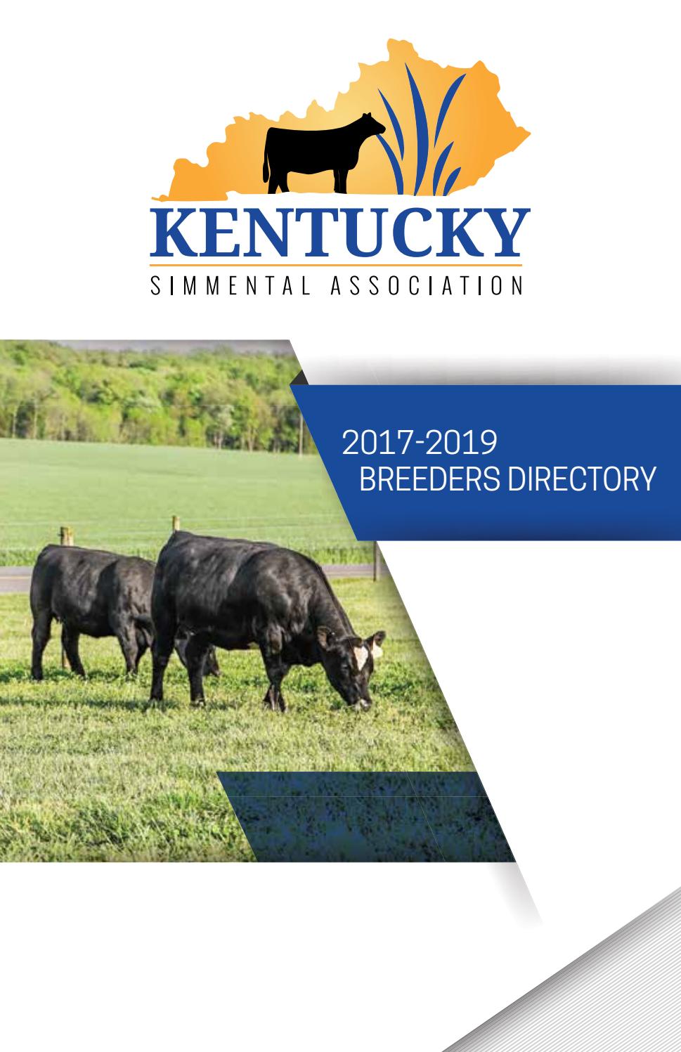 Kentucky Simmental Association Breeders Directory by Generation 6 ...
