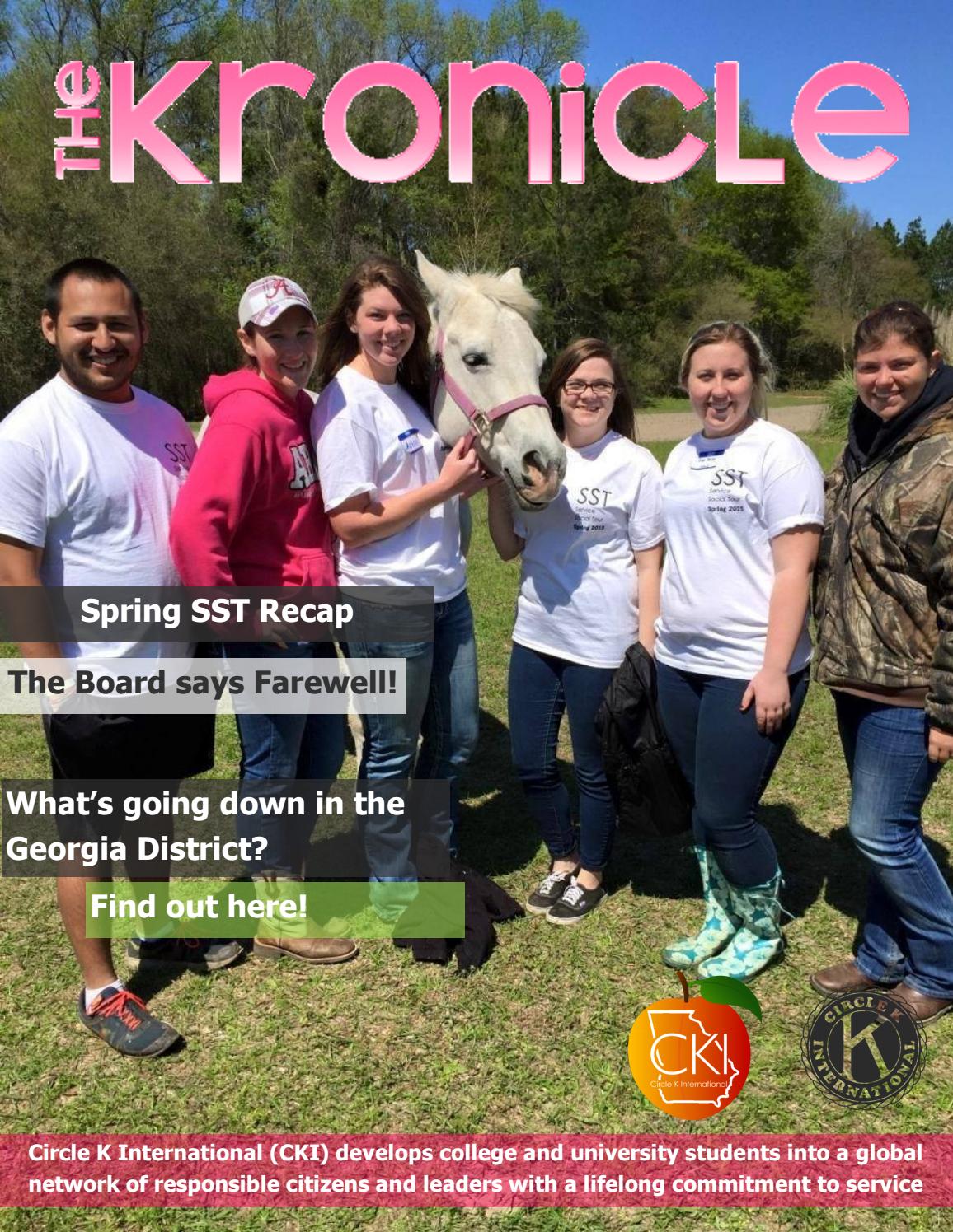 The Kronicle: Spring 2015 by Georgia CKI - Issuu