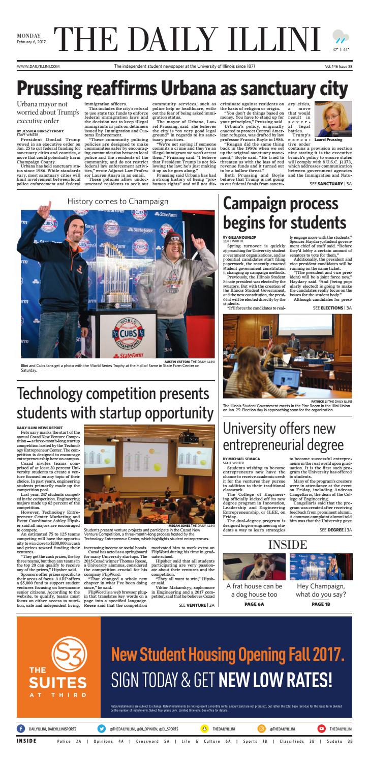 The Daily Illini: Volume 146 Issue 38 by The Daily Illini - Issuu