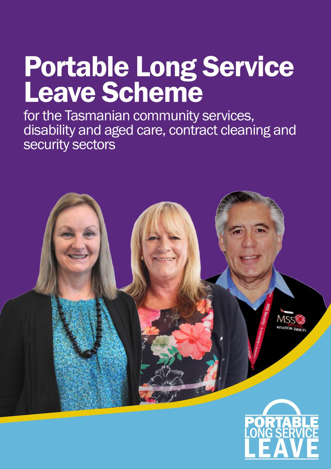 Portable Long Service Leave for Tasmania: Discussion Paper by HACSU ...
