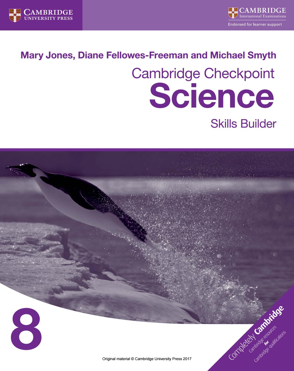 Preview Cambridge Checkpoint Science Skills Builder Workbook 8 By Preview Cambridge Checkpoint Science Skills Builder Workbook 8 By