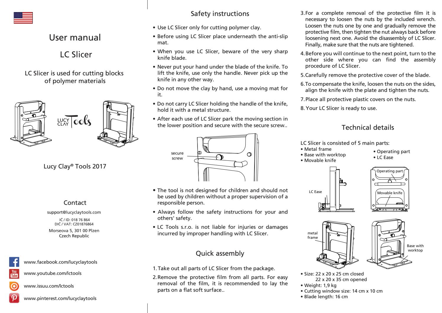 LC Slicer (2017): User Manual [EN] by LC Tools - Issuu
