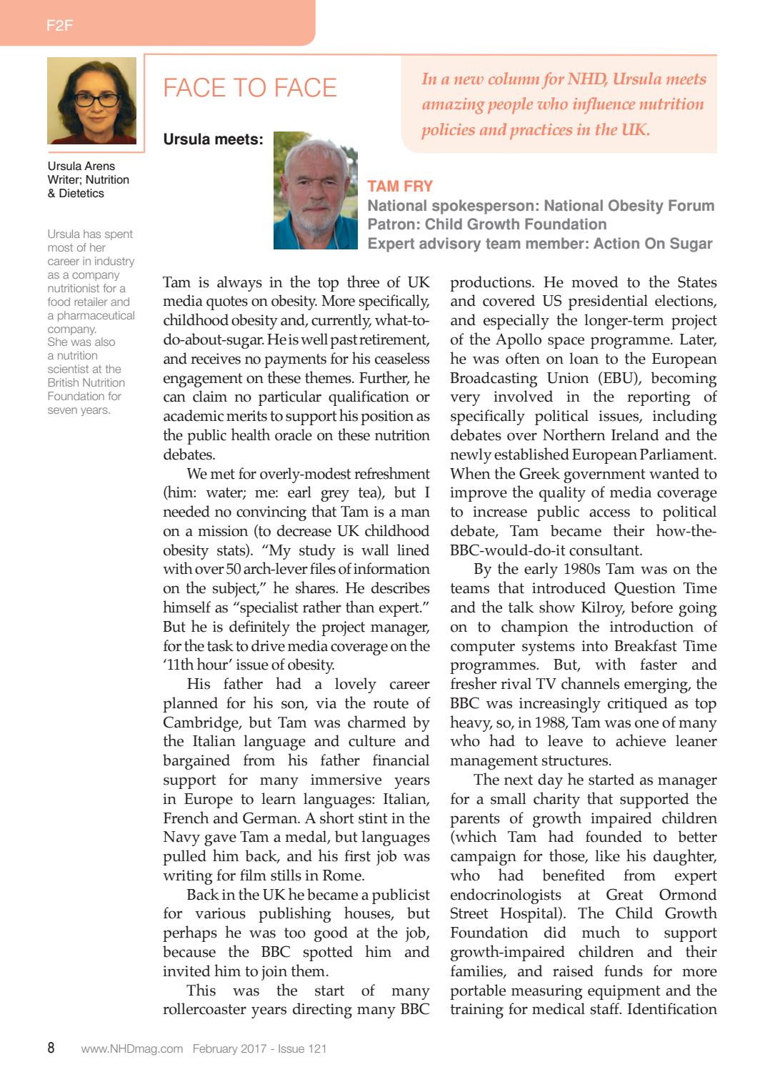 Face to face issue 121 by NH Publishing Ltd - Issuu