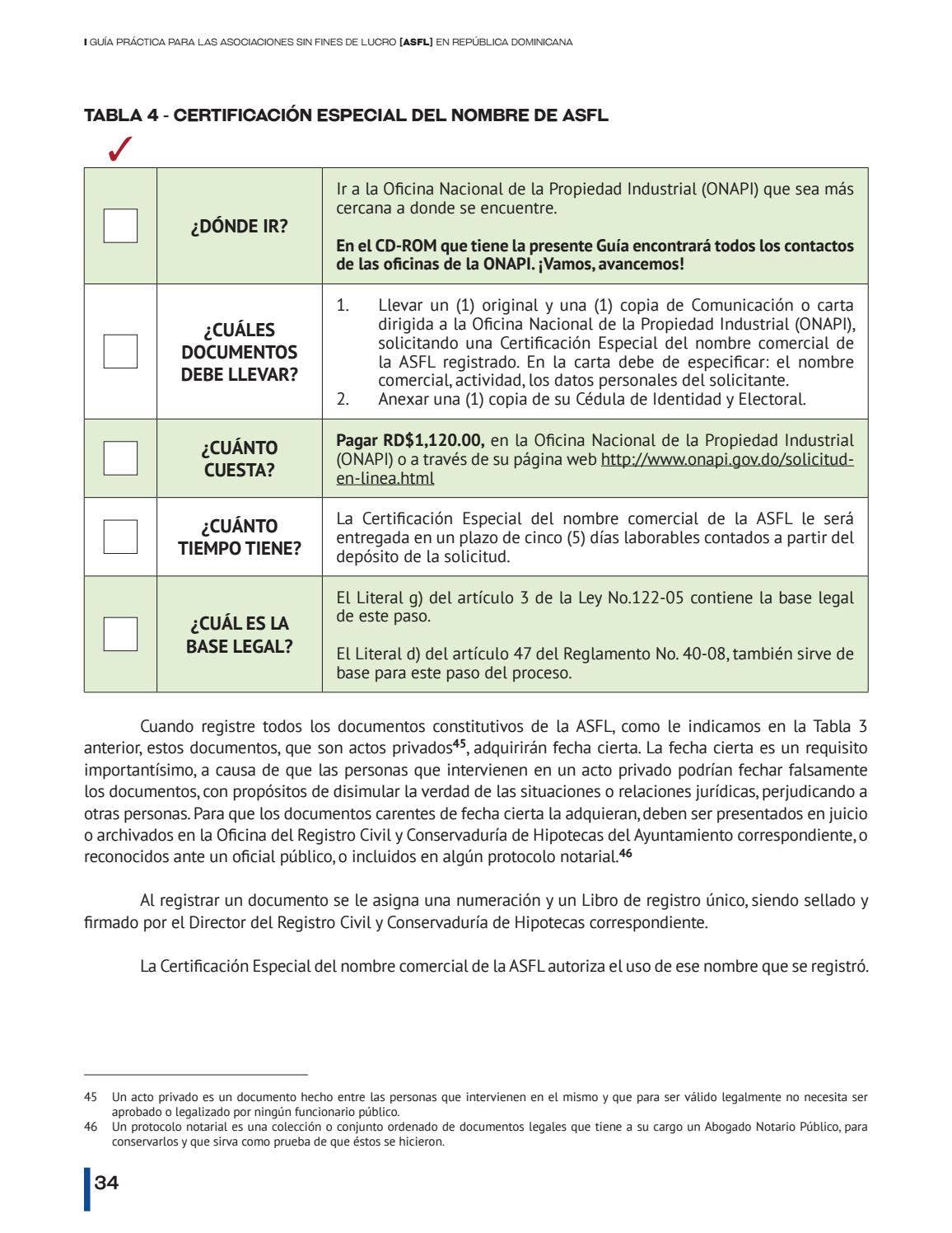 Guía práctica de Asociaciones Sin Fines de Lucro (ASFL) by Alianza ONG ...