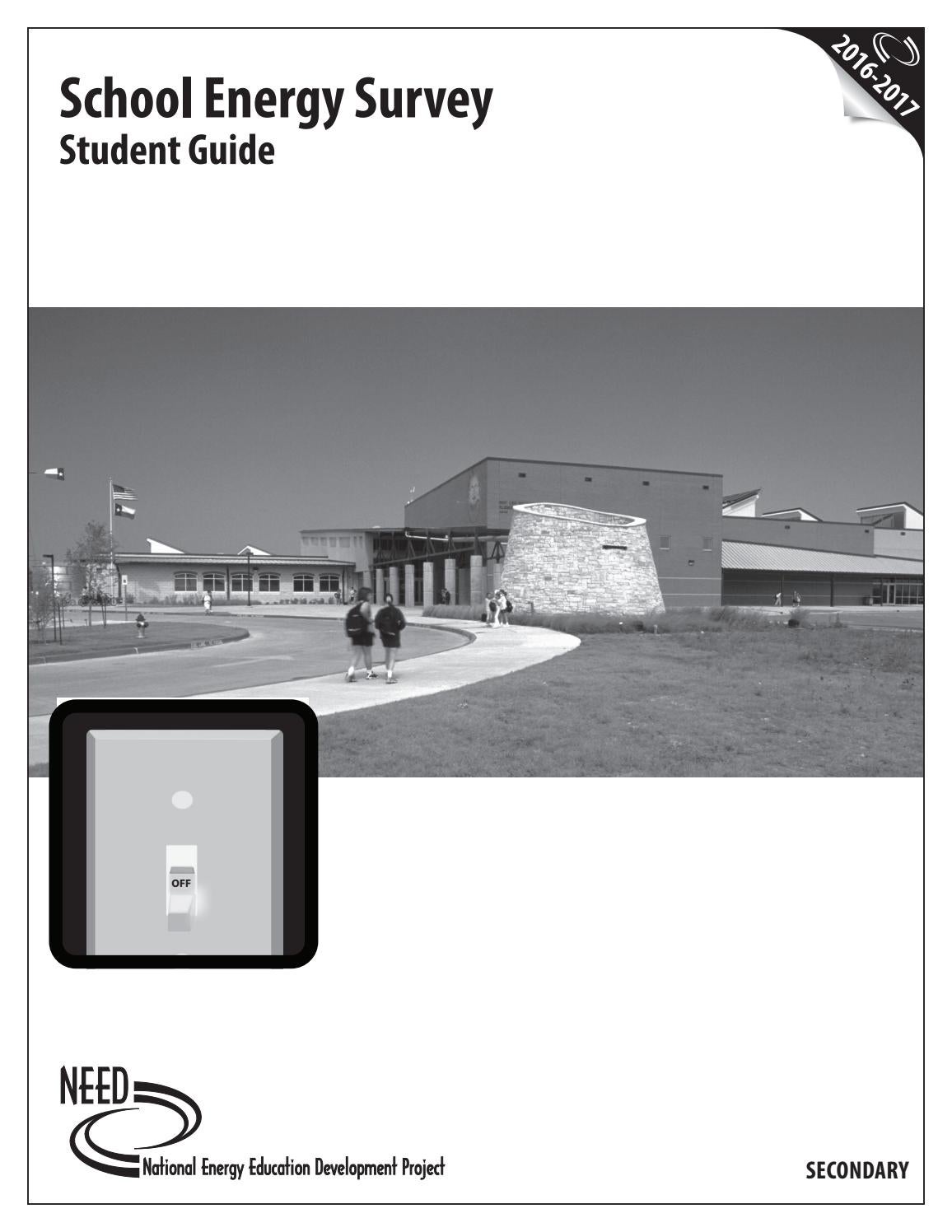 School Energy Survey Student by NEED Project - Issuu