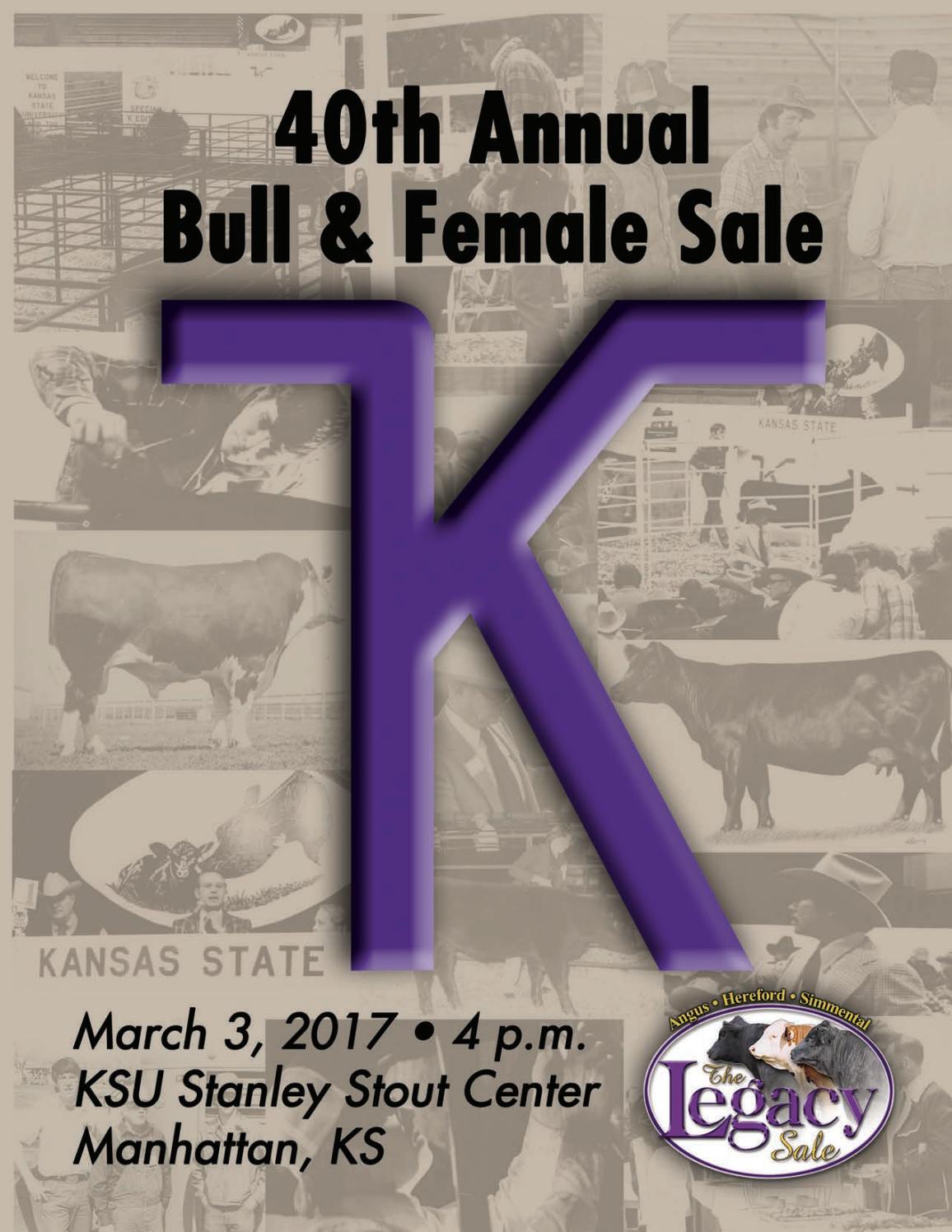 Kansas State University 40th Annual Bull and Female Sale by ...