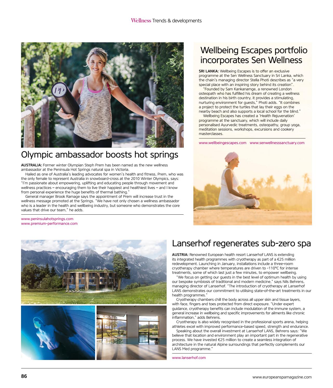 European Spa Magazine Issue 55 by European Spa magazine - Issuu