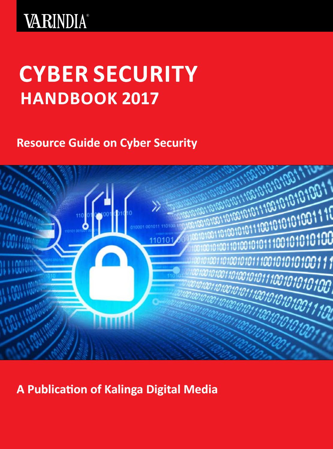 Cyber Security Handbook 2017 by VarIndia - Issuu