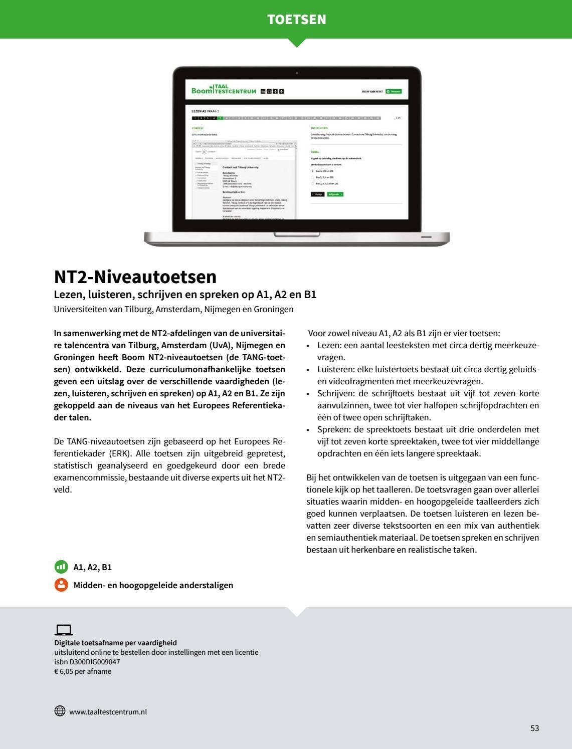 Boom NT2 catalogus 2017 digitaal by Boom uitgevers - Issuu