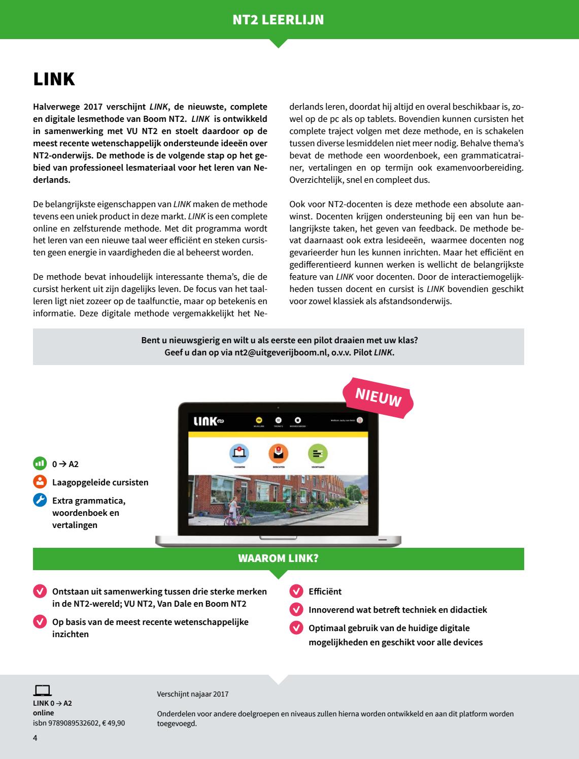 Boom NT2 catalogus 2017 digitaal by Boom uitgevers Amsterdam - Issuu