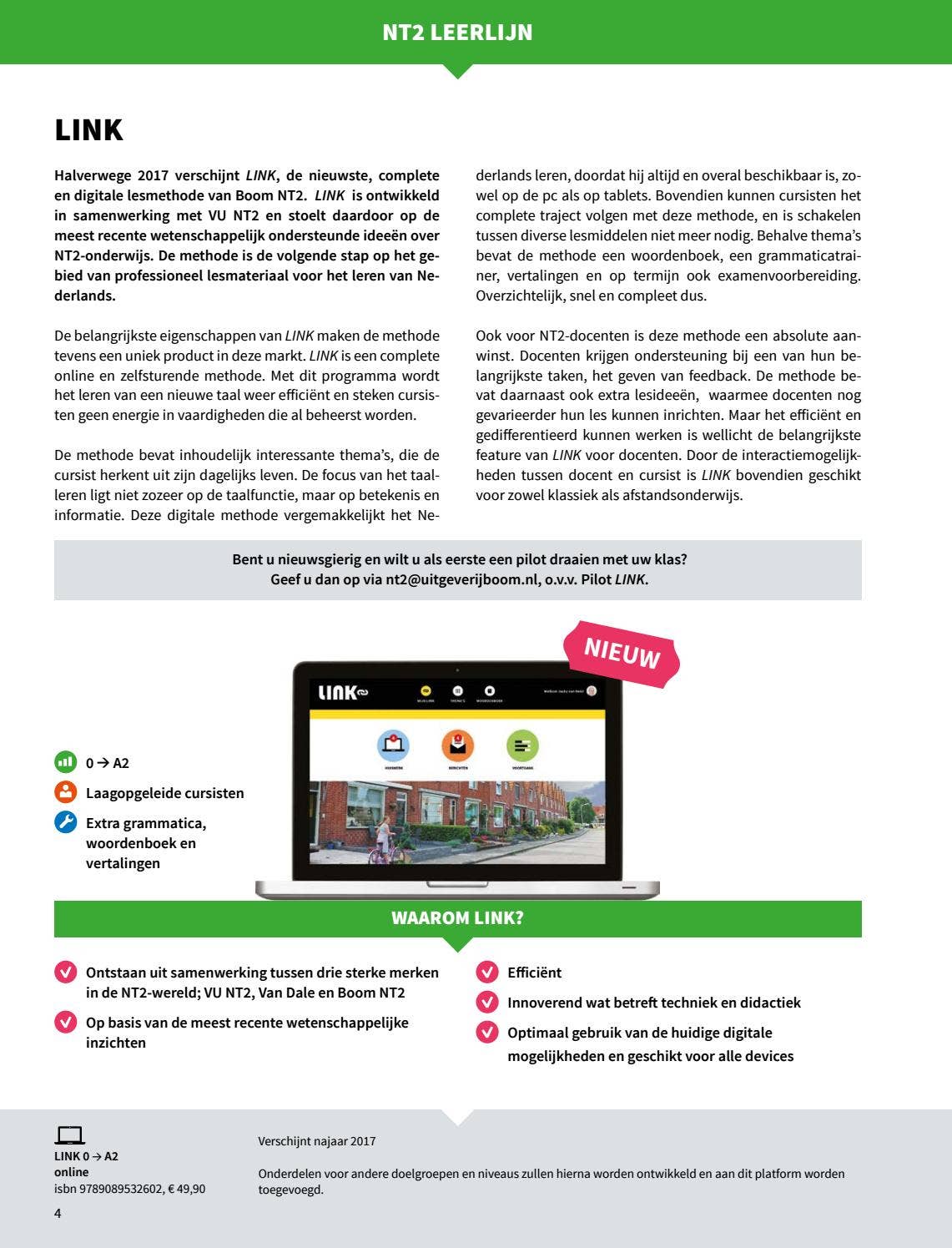 Boom NT2 catalogus 2017 digitaal by Boom uitgevers - Issuu