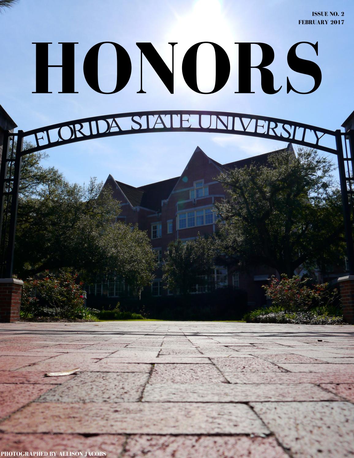 FSU Honors Issue #2— February 2017 by Honors Student Association at FSU ...