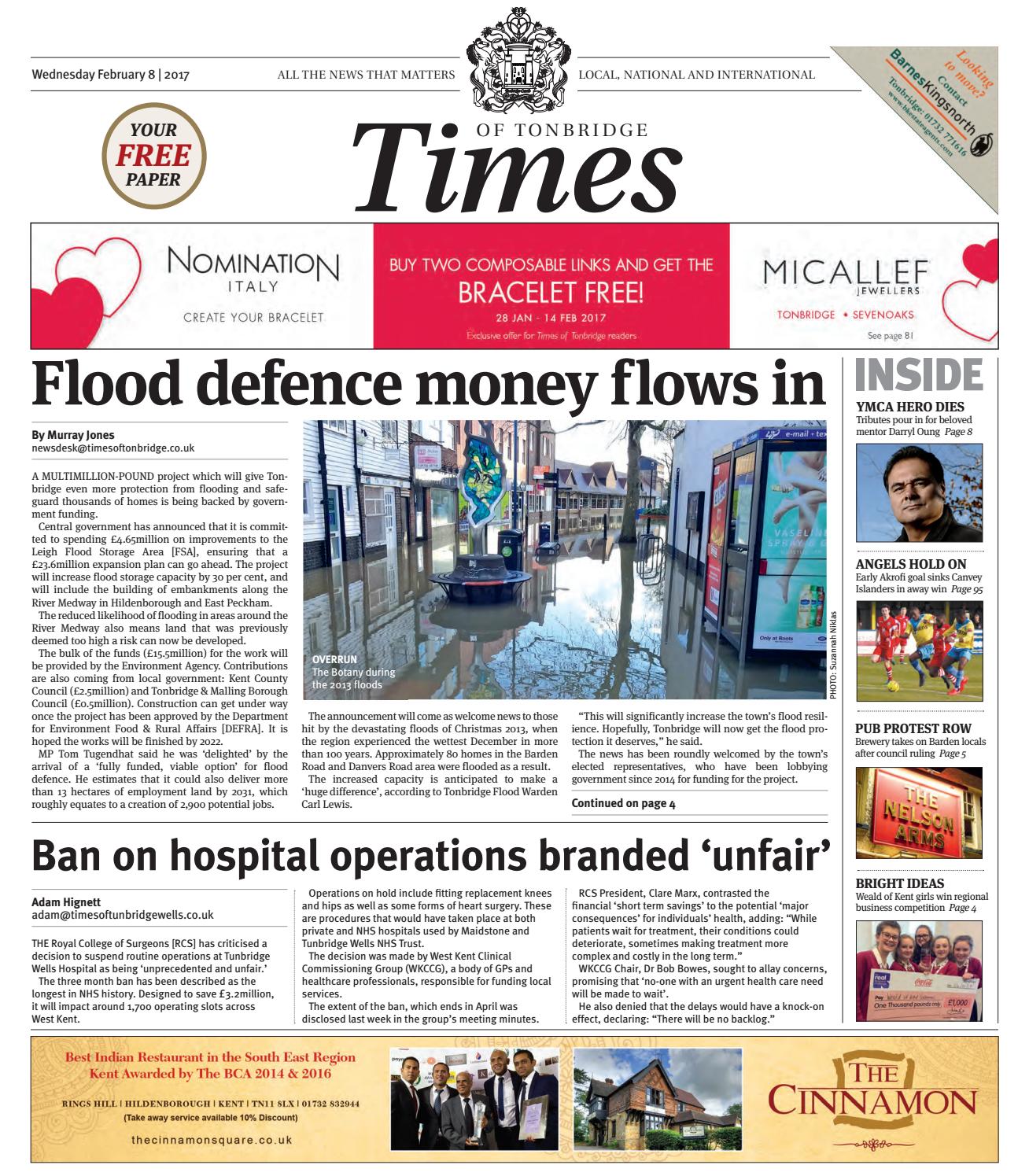 Times of Tonbridge 8th February 2017 by One Media - Issuu