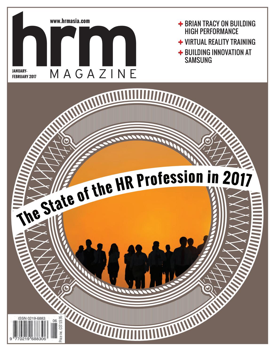 Hrm Jan-Feb 2017 The State of the HR Profession in 2017 by HRM Asia - Issuu