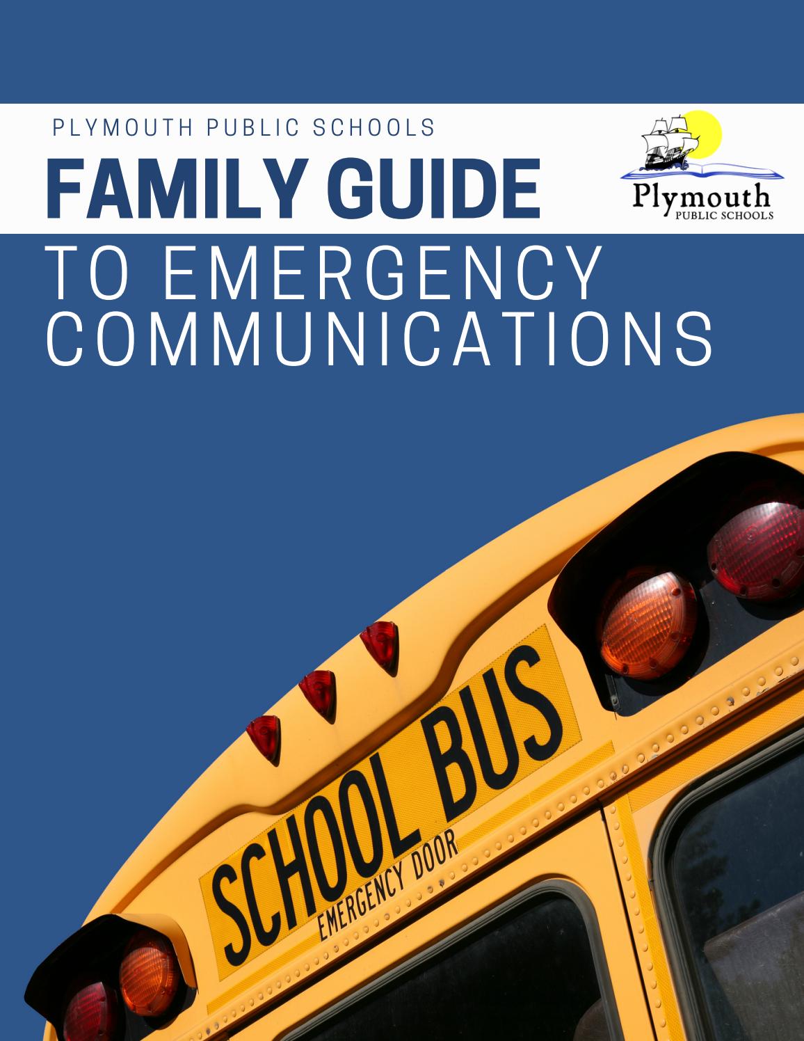 PPS Family Guide to Emergency Communications by Plymouth Public Schools ...