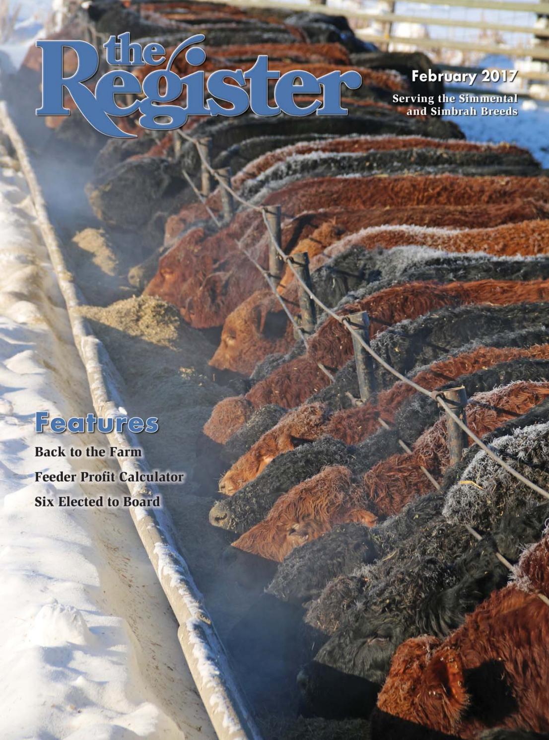 the Register, February 2017 by American Simmental Publication, Inc - Issuu