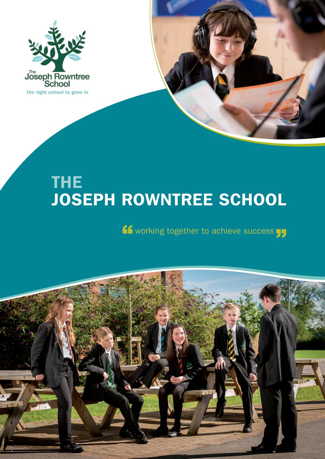 Joseph Rowntree School Prospectus by Schudio - Issuu
