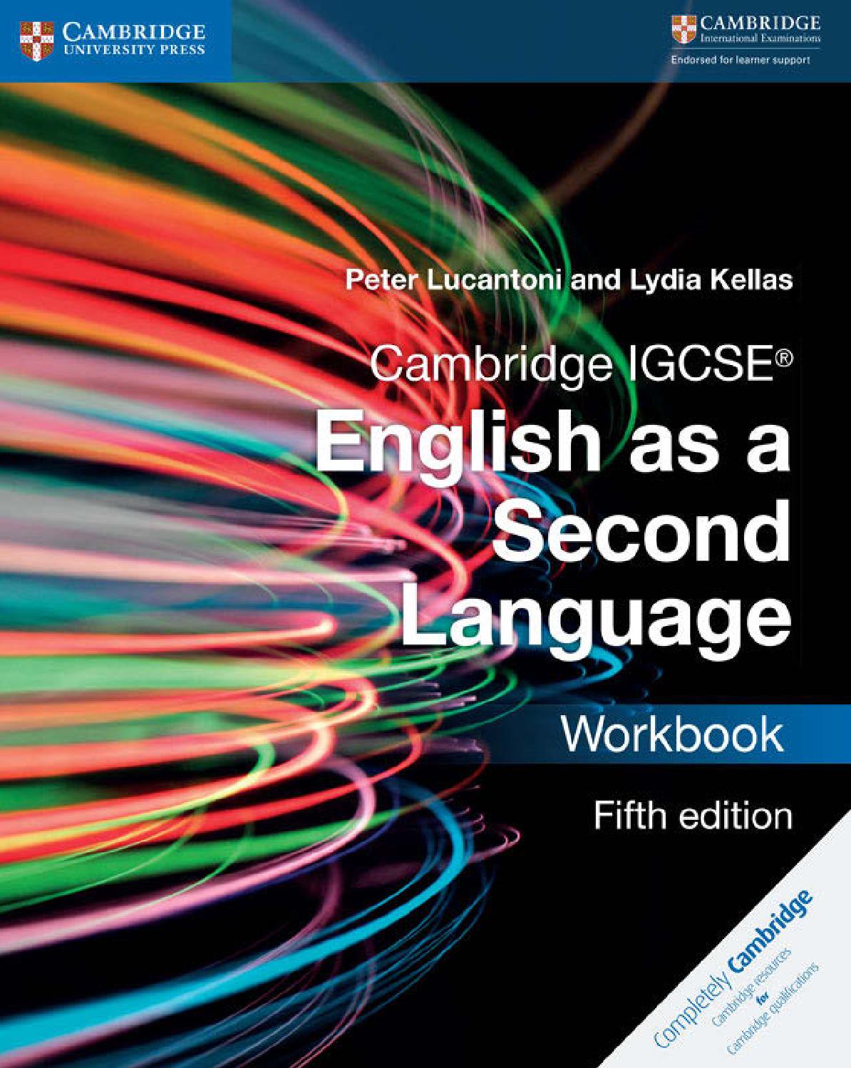 Preview Cambridge IGCSE English As A Second Language Workbook By 