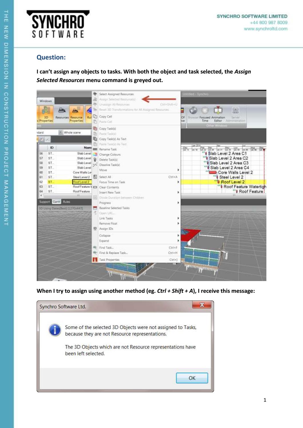 Synchro Pro: Creating Resources From 3D Objects. by Iftikhar ISMAIL BSc (Hons) MSc MIET - Issuu