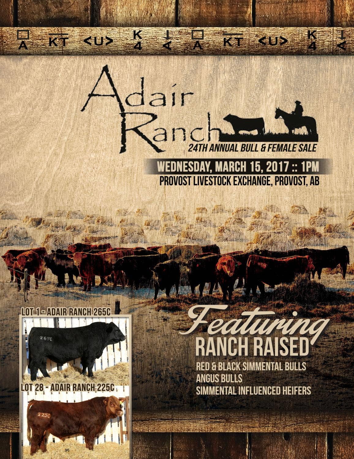 Adair Ranch 24th Annual Bull & Female Sale by Bohrson Marketing ...