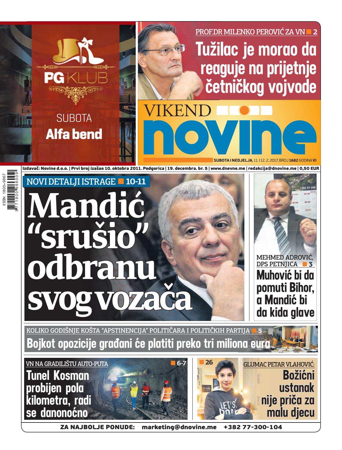 Dnevne novine 11-12. februar 2017. by Dnevne Novine - Issuu