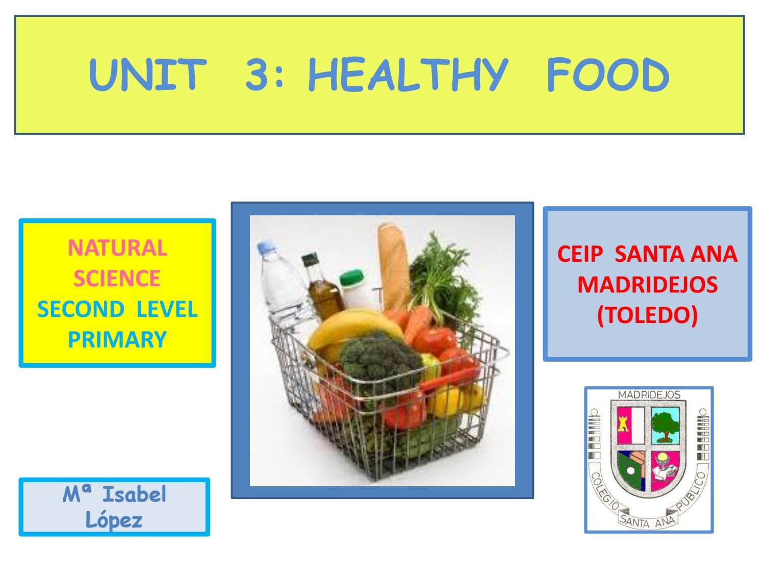 UNIT 3: HEALTHY FOOD by ILopezD - Issuu