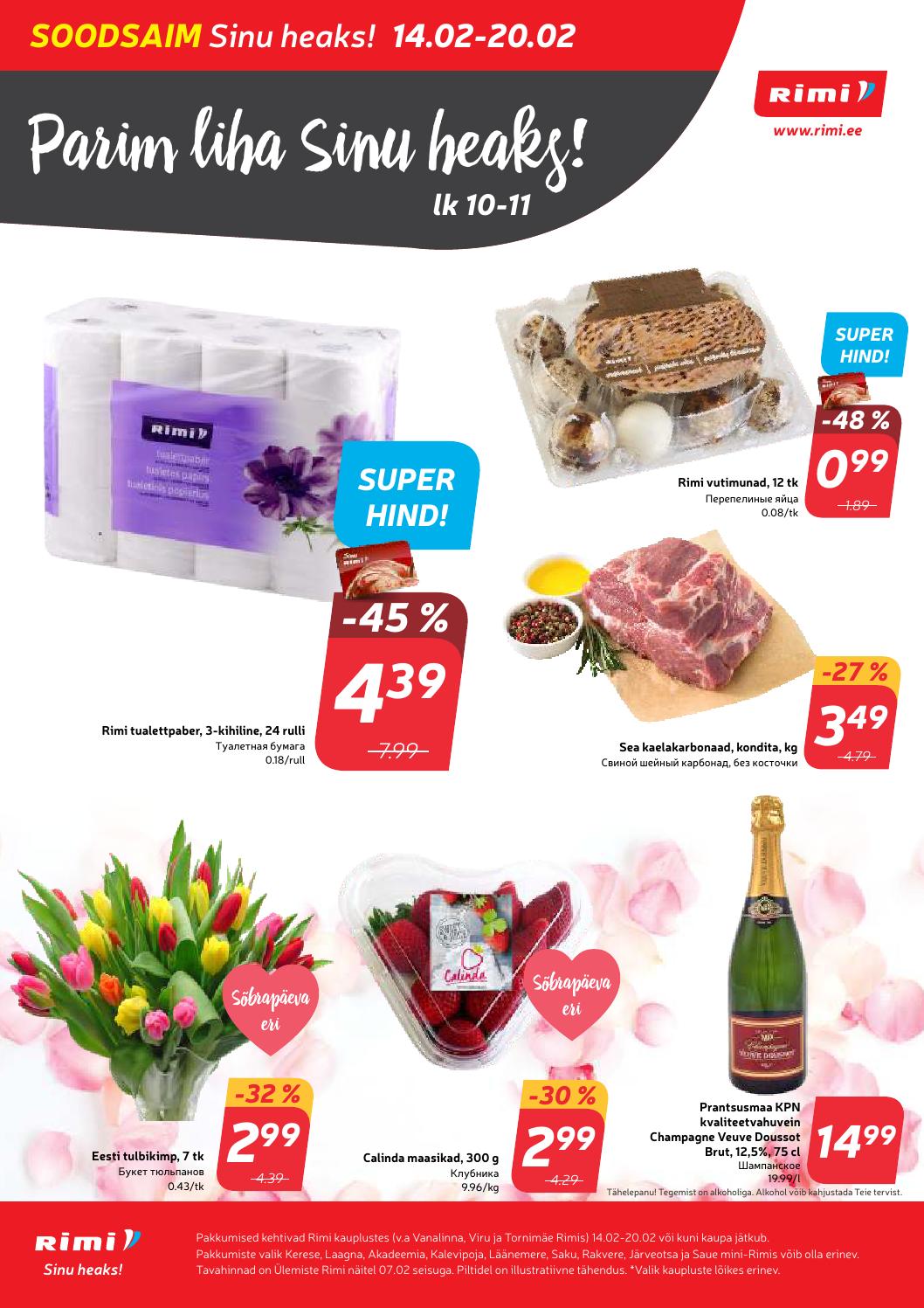 W07 soodsaim sinu heaks (14.02-20.02) by Rimi - Issuu