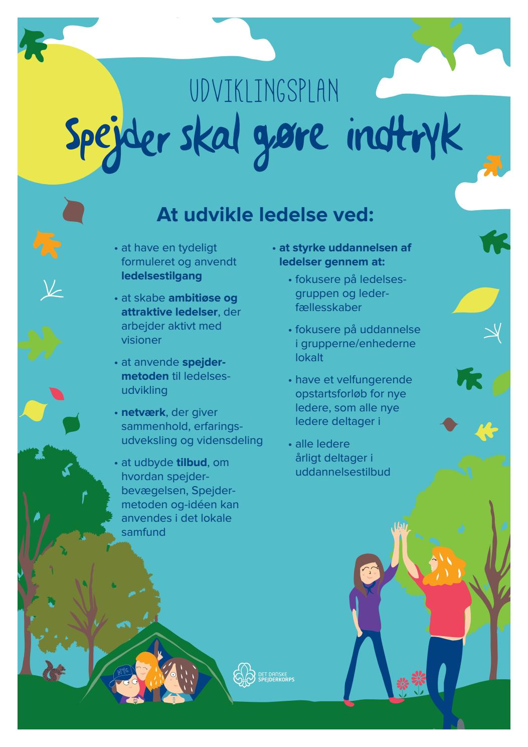 Udviklingsplan A3 plakater by Det Danske Spejderkorps - Issuu