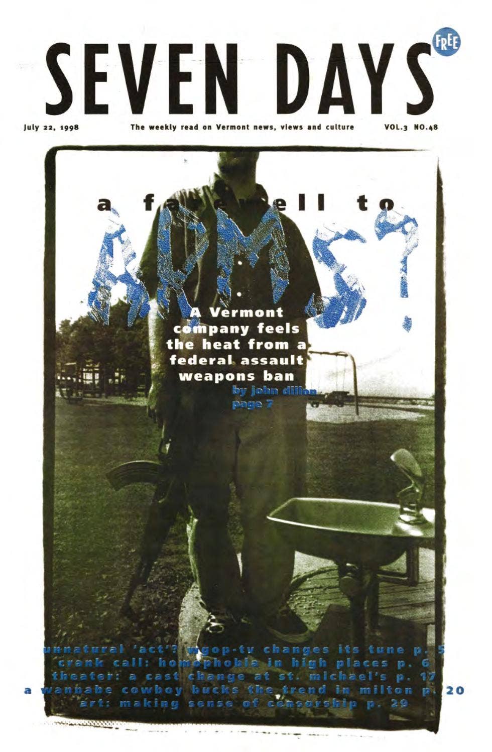Seven Days, July 22, 1998 by Seven Days - Issuu