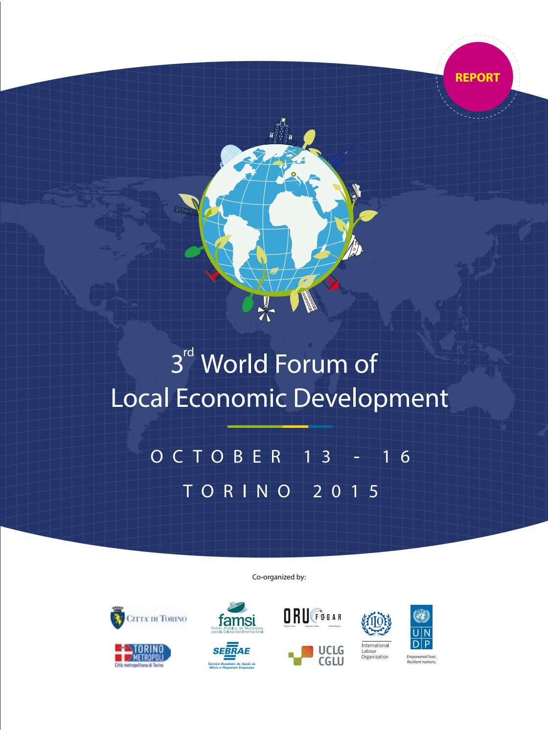 3rd World Forum of Local Economic Development by UNDP ART Initiative ...