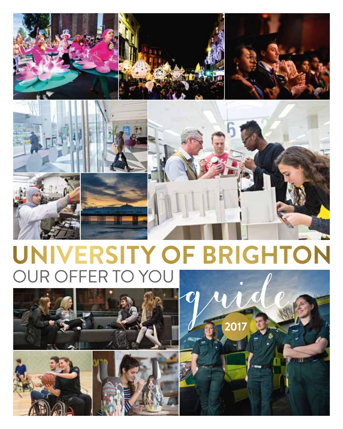 Brighton Offer Guide 2017 by University of Brighton - Issuu