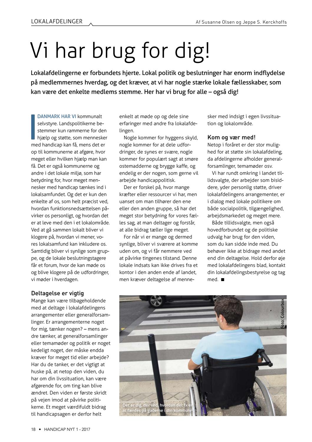 Handicap nyt nr 1 2017 by Dansk Handicap Forbund - Issuu