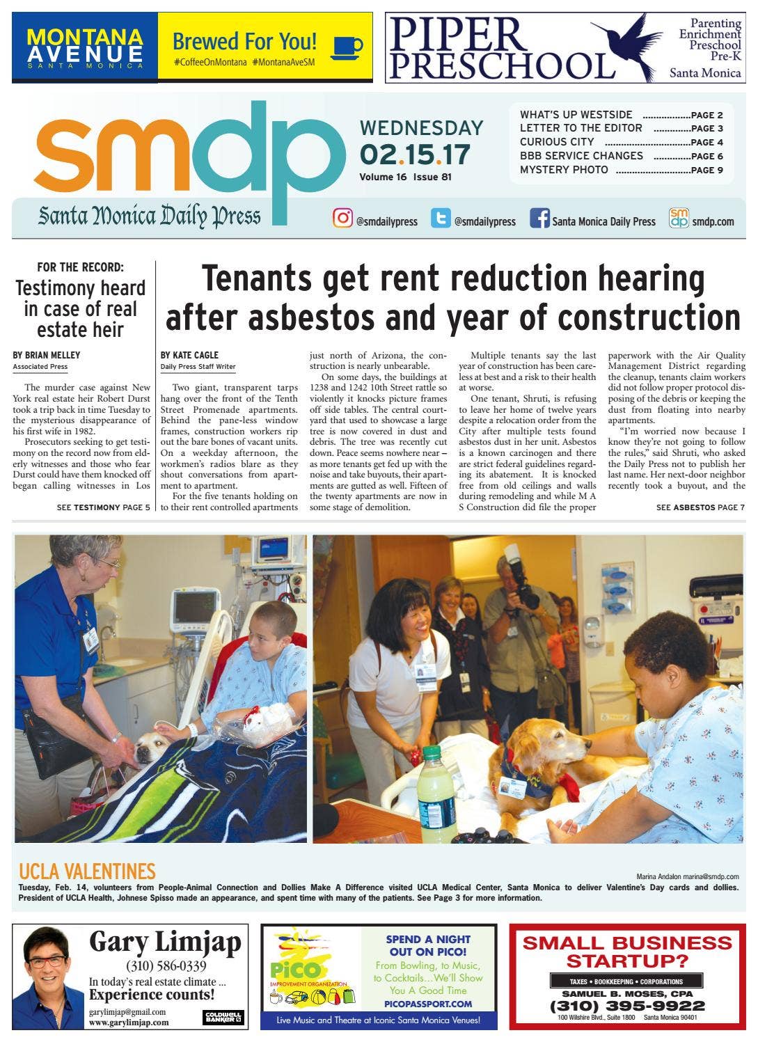 Wednesday, February 15, 2017 by Santa Monica Daily Press - Issuu
