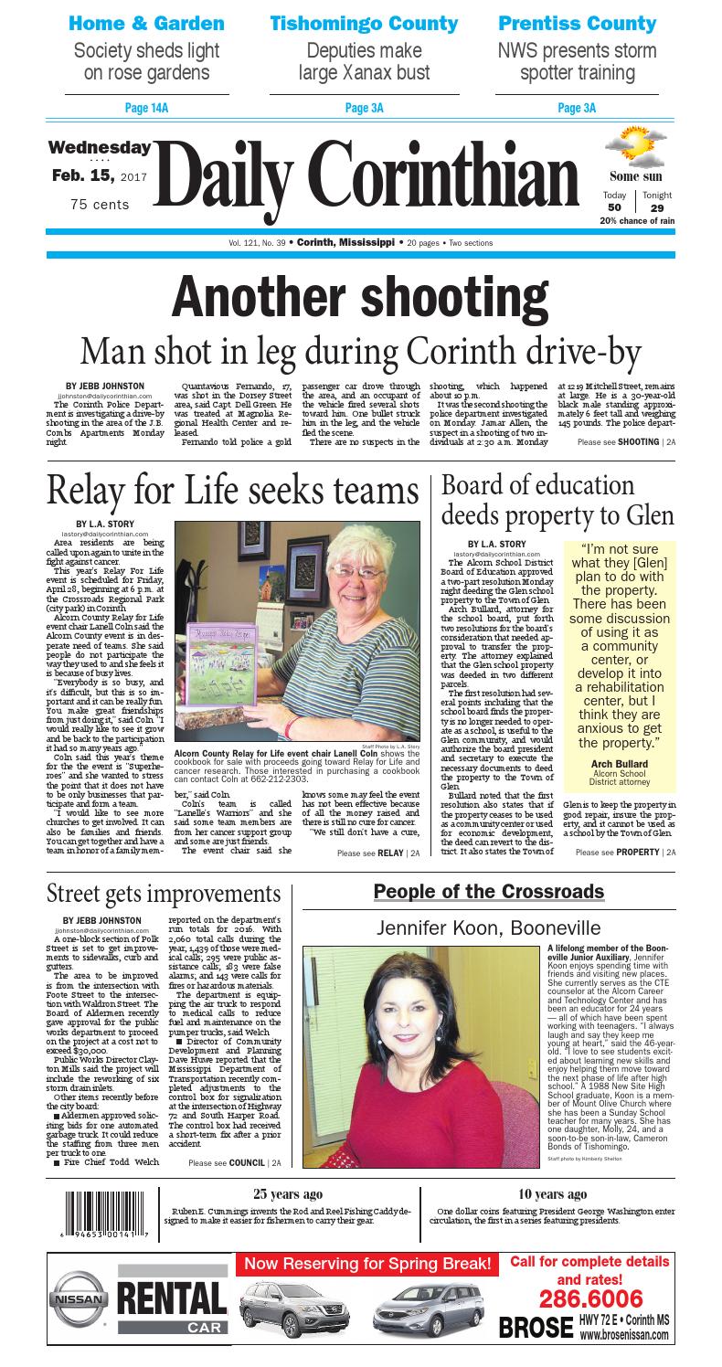 021517 daily corinthian e edition by Daily Corinthian - Issuu