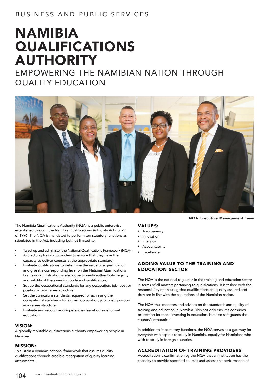 Namibia Trade Directory 2017 by Venture Media - Issuu