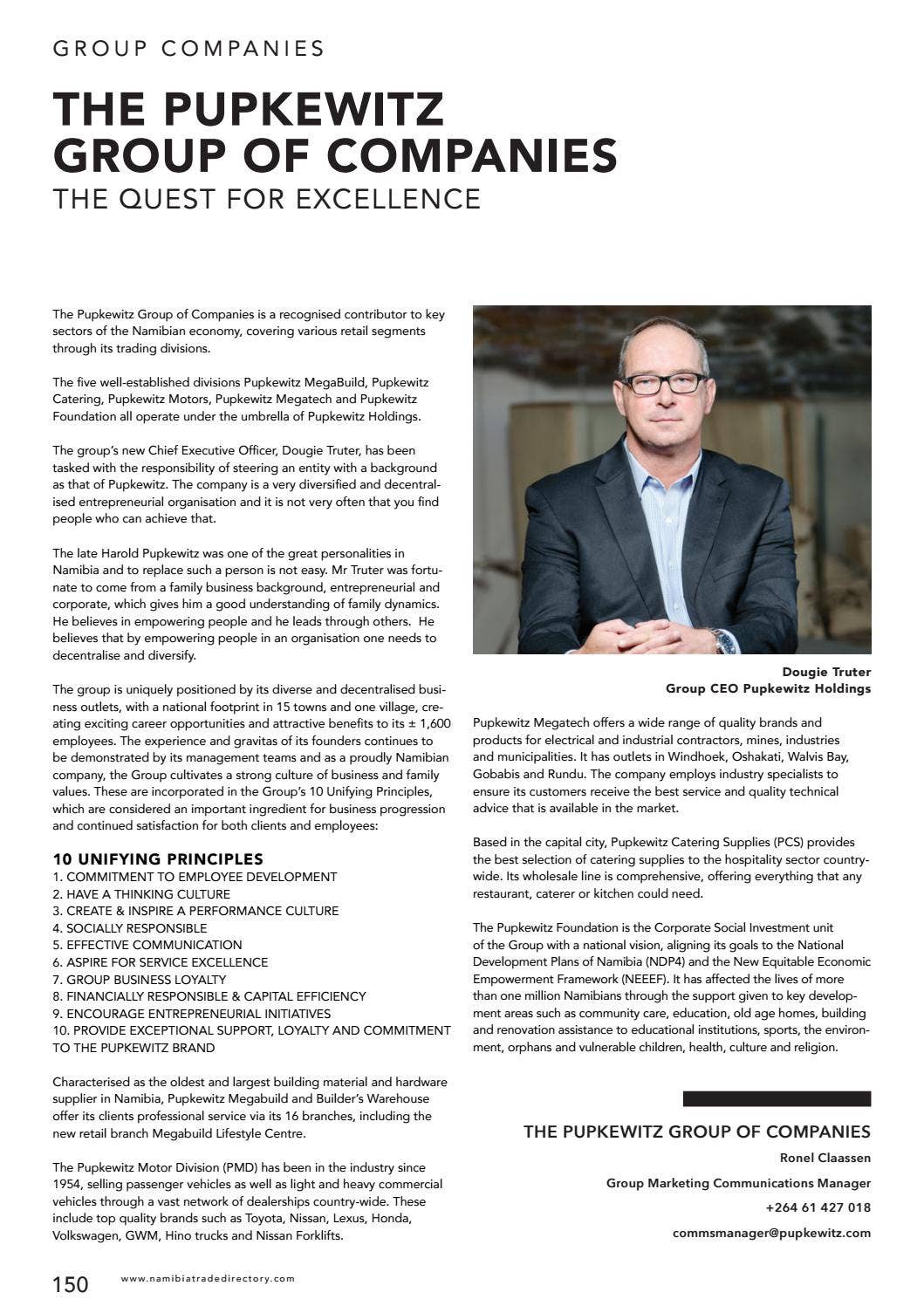 Namibia Trade Directory 2017 by Venture Media - Issuu