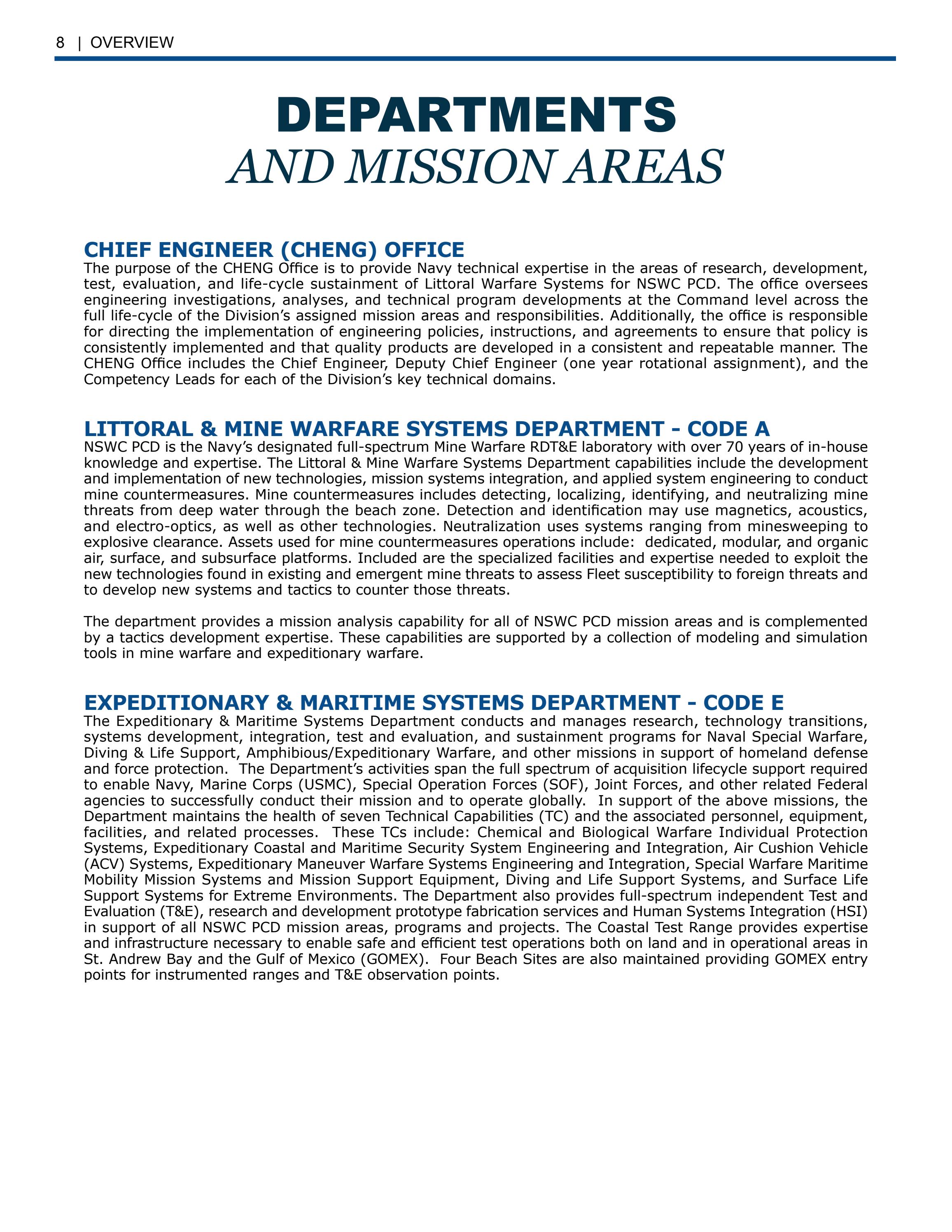 NSWC PCD 2016 Annual Report by NSWC Panama City Division - Issuu