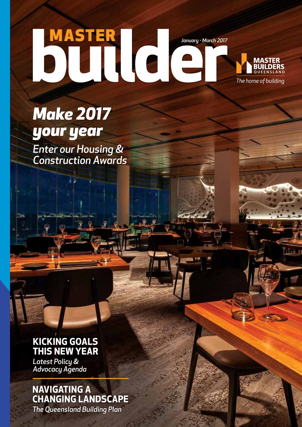 Master Builder magazine - January-March 2017 by Master Builders ...