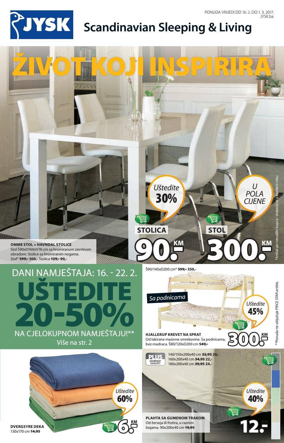 Jysk bih katalog od 16 02 01 03 2017 by Catalog.hr - Issuu