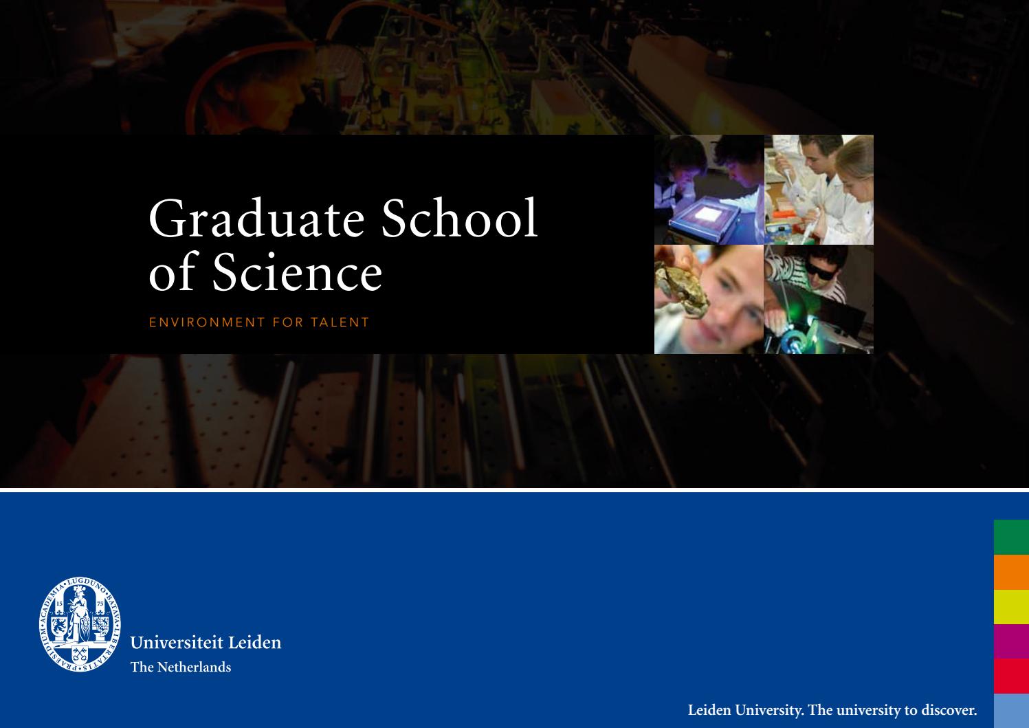 Graduate school of science by Universiteit Leiden - Issuu