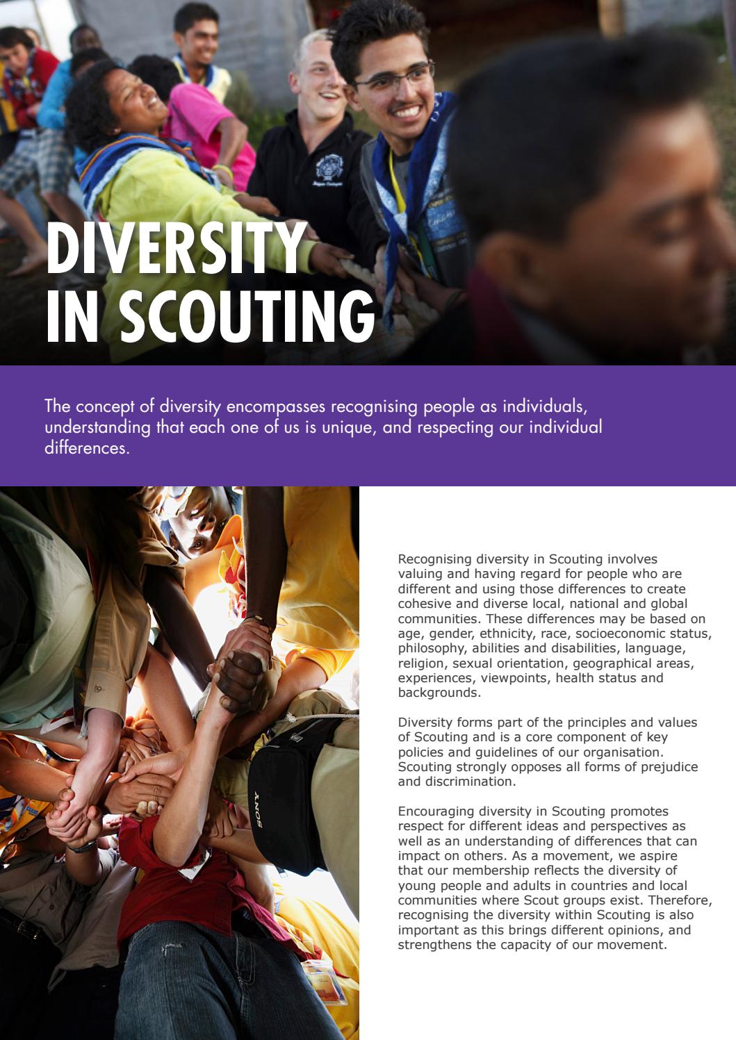 Diversity in Scouting by World Organization of the Scout Movement - Issuu